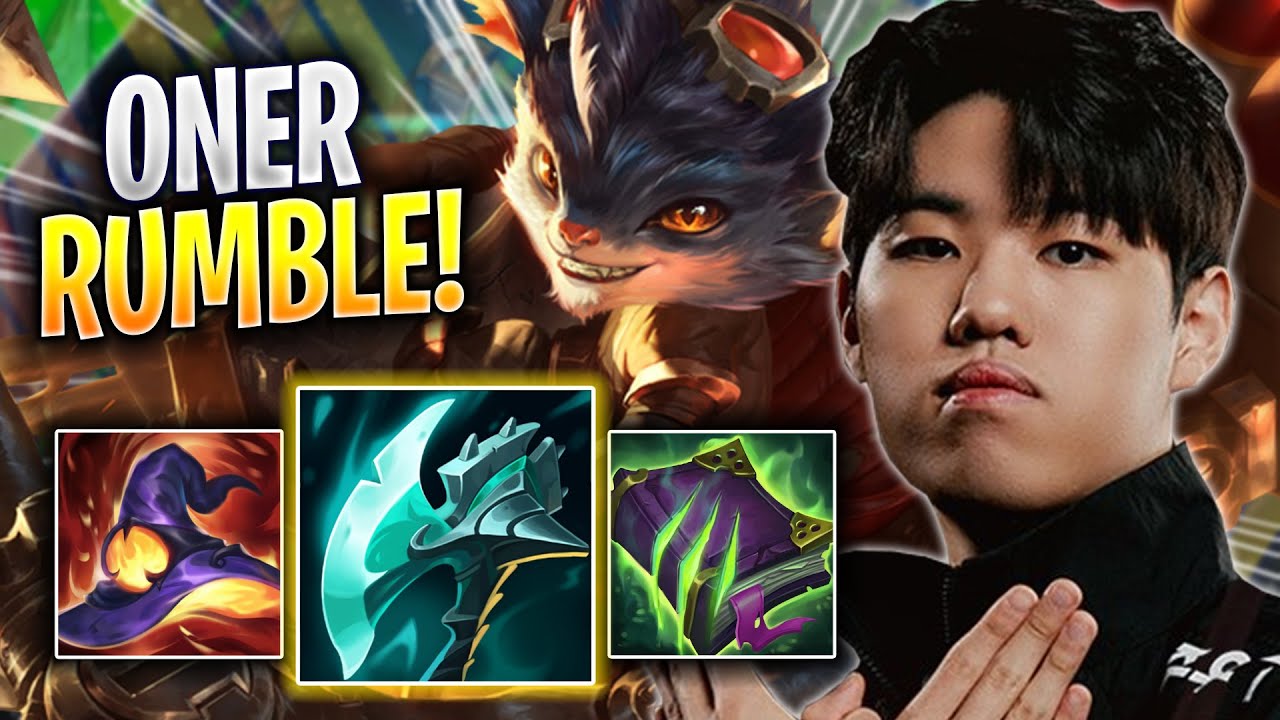 ONER IS INSANE WITH RUMBLE! - T1 Oner Plays Rumble JUNGLE vs Viego ...