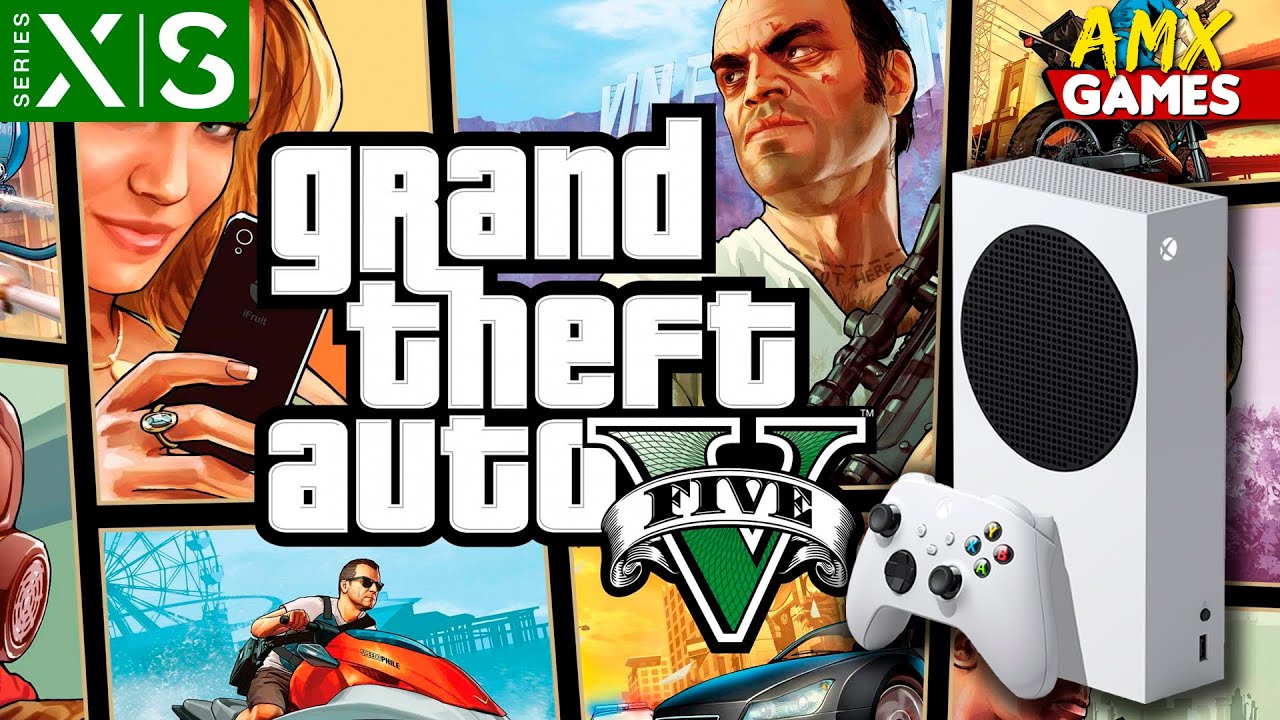 GTA 5 (NEXT GEN) no SERIES S - Modo História e ONLINE Jogando e ...