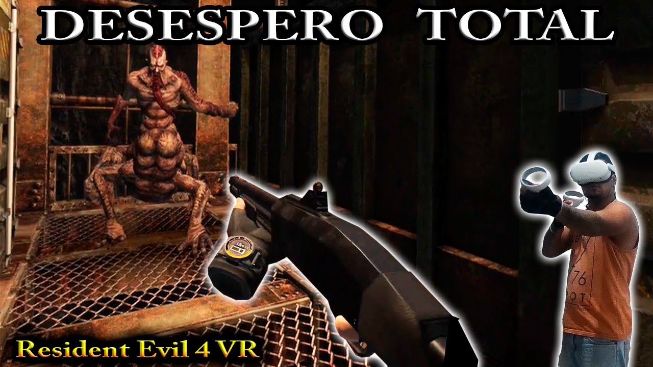 Resident evil 4 VR - Tomando um apavoro do Boss nos Containers - YouTube