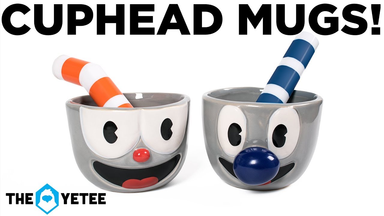 Cuphead and Mugman ceramic mug set! - YouTube