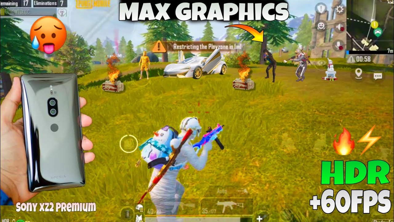 Sony xz2 Premium HDR +60FPS Max Graphics Pubg Test 2024 Livik 🔥 | Pubg ...
