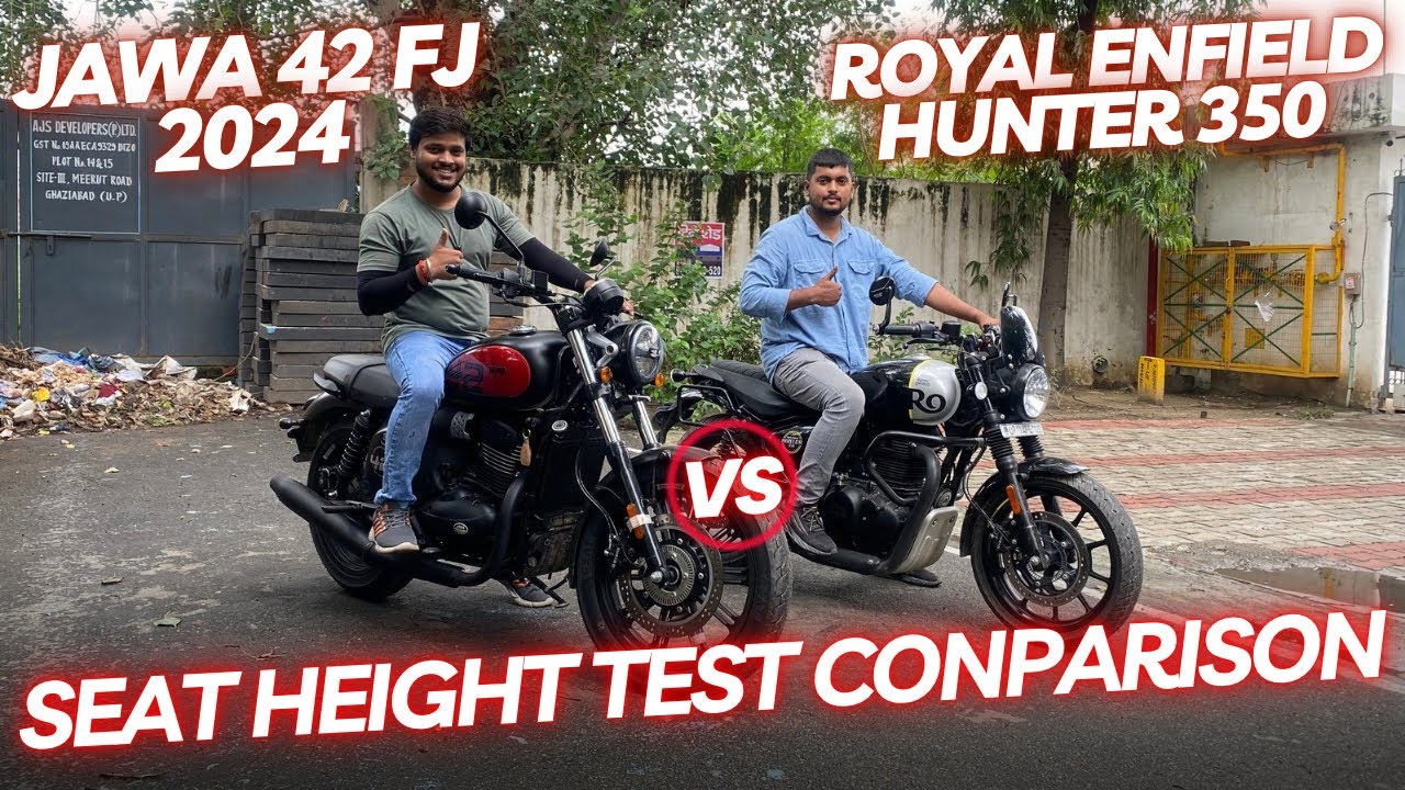 Finally! Jawa 42 FJ VS Royal Enfield Hunter 350 Side By Side Detailed ...