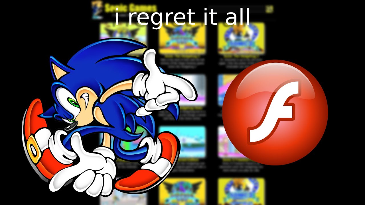 playing sonic flash games until my balls explode into smithereens - YouTube