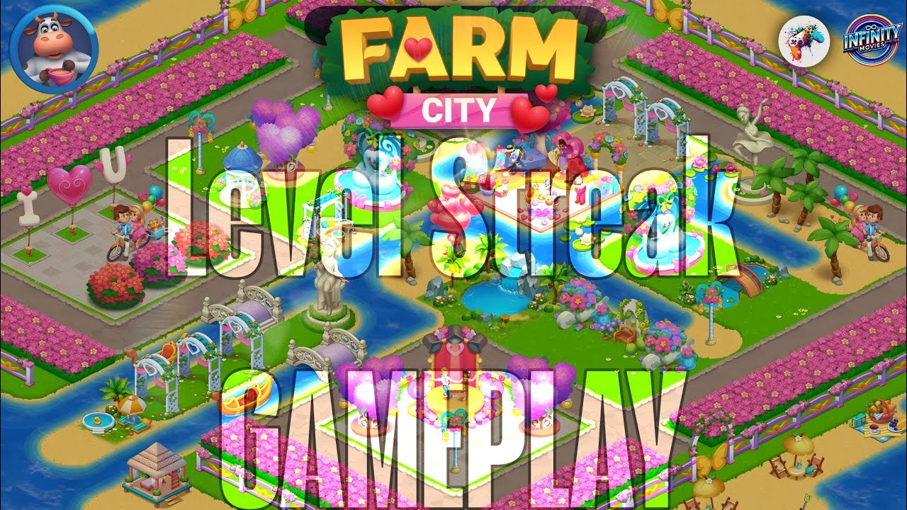 😍 Level Streak Gameplay: Farm City Game | Farm City Game | # ...