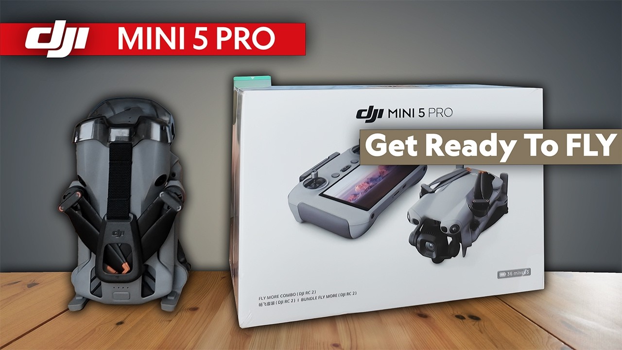 Get Ready To FLY with Dji Mini 5 Pro Drone - Unboxing & Review - YouTube