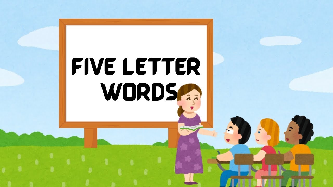 Five Letter words In English || Vocabulary for kids - YouTube
