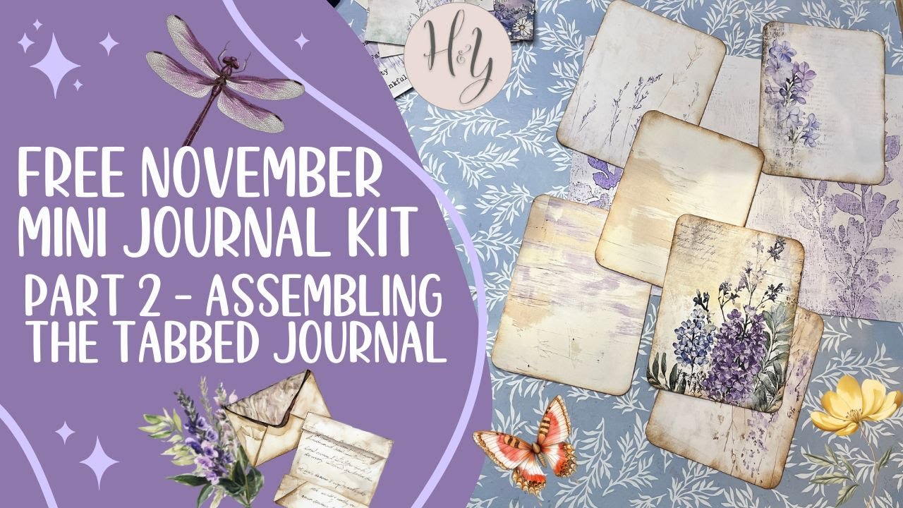 Free November Mini Tabbed Journal Kit | Part 2 - Let's Assemble the ...