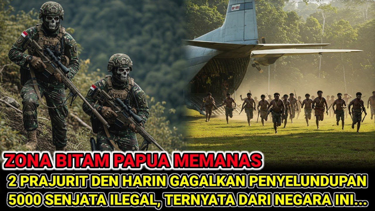 2 PRAJURIT DEN HARIN GAGALKAN PENYELUNDUPAN 5000 SENJATA ILEGAL DI ZONA ...