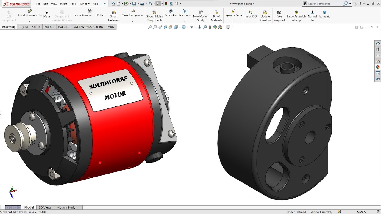 How to Design Motor in Solidworks (Part7) #Motor #solidworks # ...