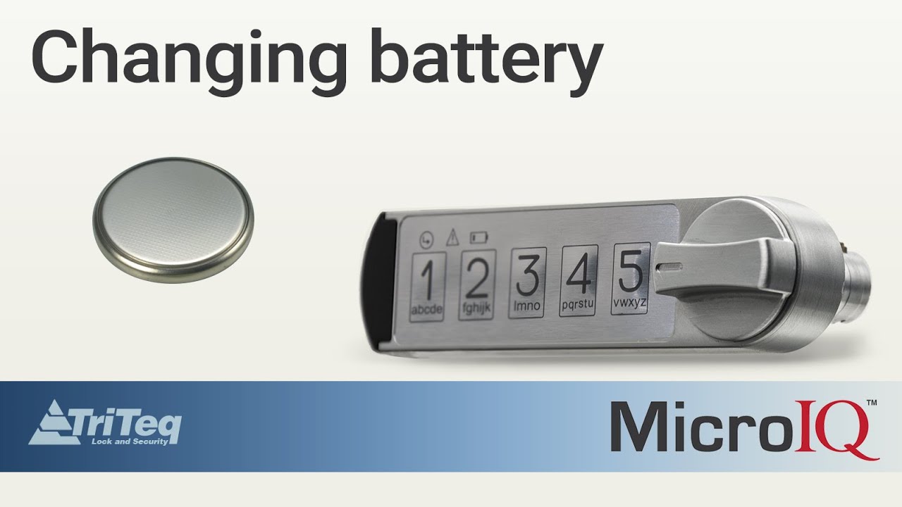 Changing the battery - YouTube