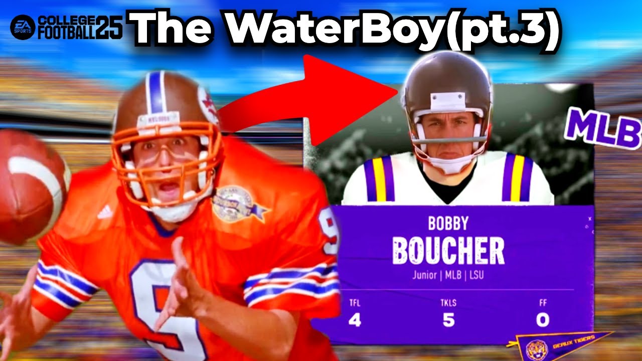 The WATERBOY Wins a National Championship? (Part 3) - YouTube