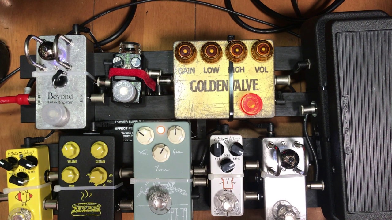 My DIY Effect Pedal Board - YouTube