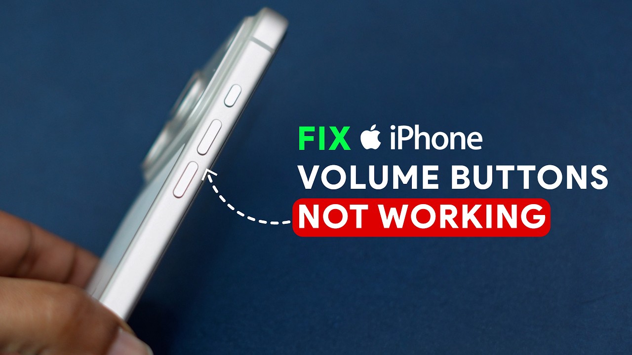 iPhone Volume Buttons NOT Working Can You FIX Them? - YouTube