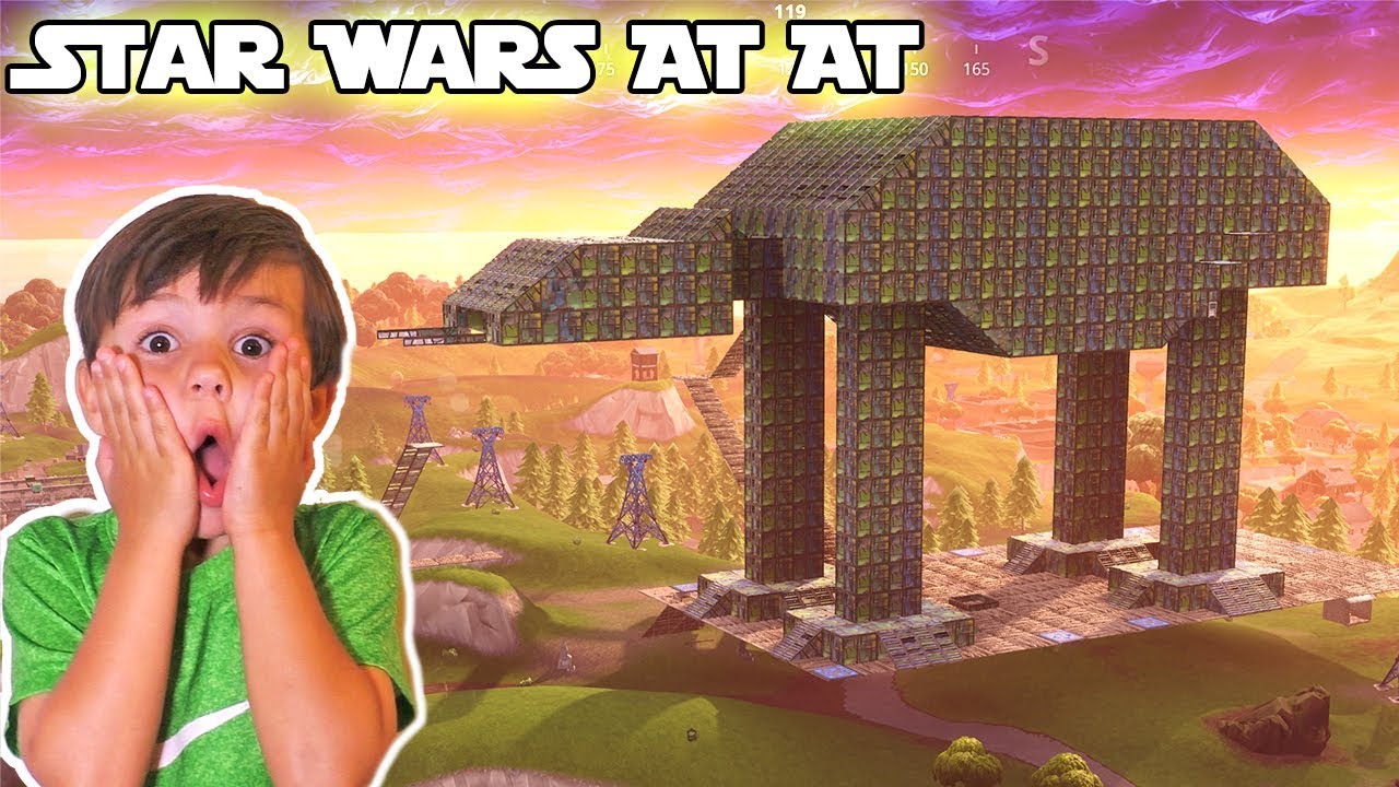 Fortnite Playground We Built an Epic Star Wars AT AT | DavidsTV - YouTube