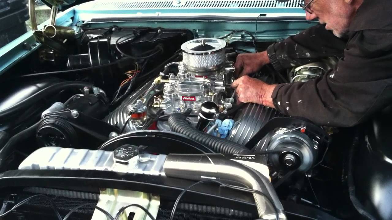 PlumCrazy Chevy 409 Stroker comes to life Part 4 - YouTube