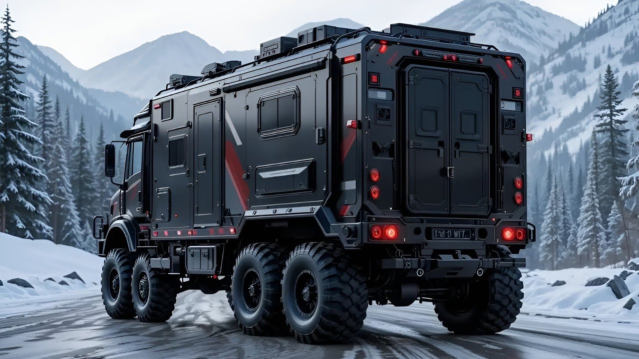 2025 Kenworth 6x6 Camper Truck – The Ultimate Off-Road Motorhome Beast ...