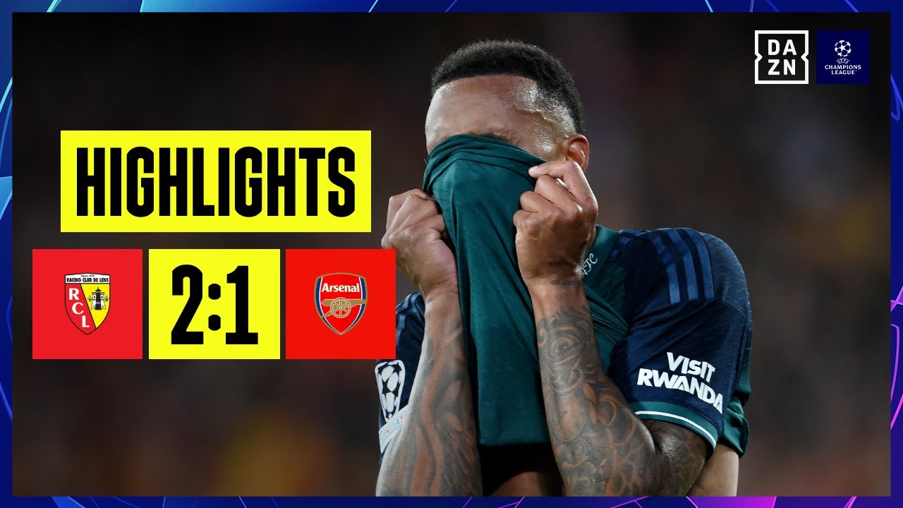 RC Lens - FC Arsenal | UEFA Champions League | DAZN Highlights - YouTube