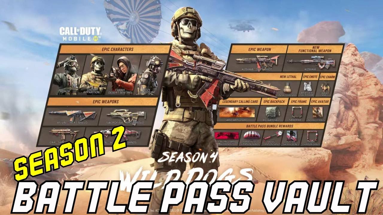 Season 2 BP Vault have the Best Military Theme Skins in COD Mobile ...