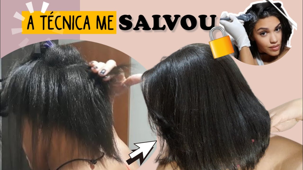 A TÉCNICA DE ALISAMENTO QUE SALVOU MEU CABELO | Corte químico • Mytox ...