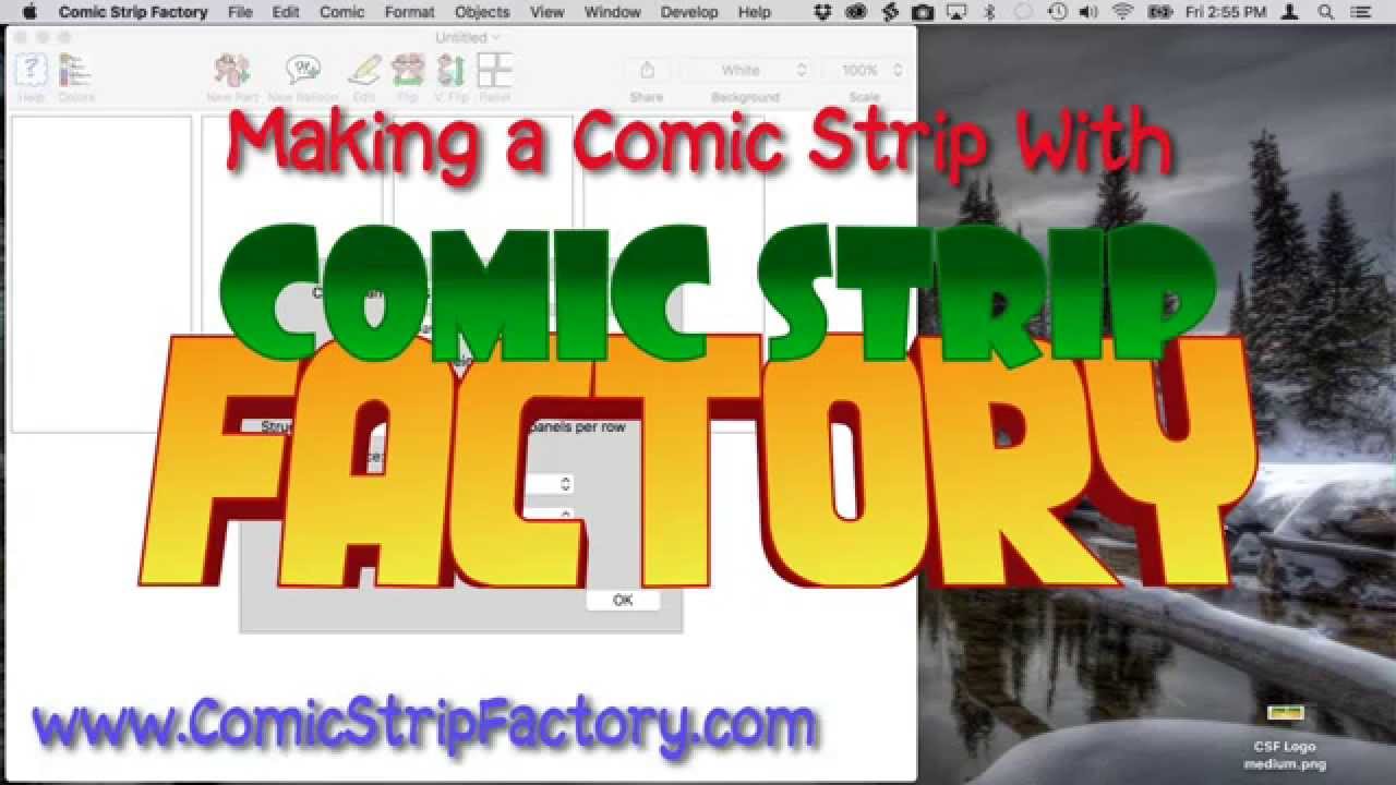 Comic Strip Factory Demo - YouTube