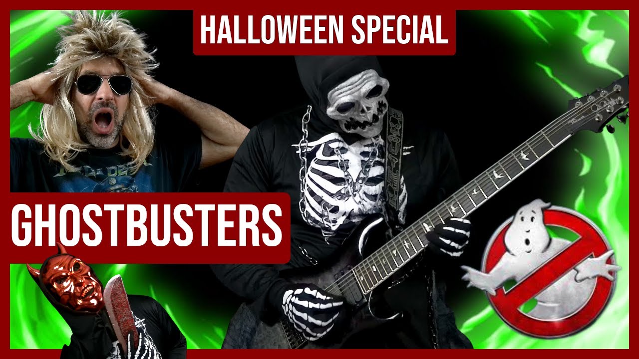 Ghostbusters Halloween Special metal cover movie song - bass guitars ...