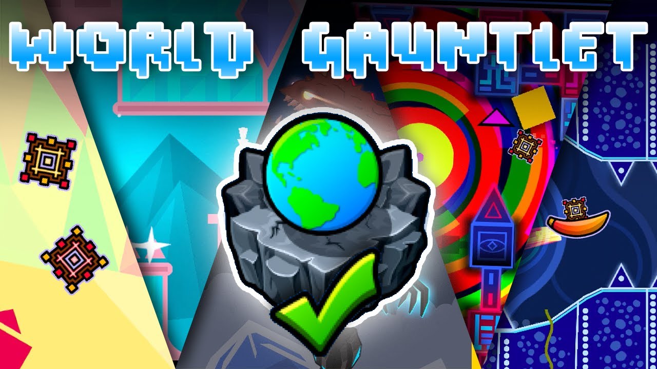 WORLD GAUNTLET 100% COMPLETE | The Lost Gauntlets (Geometry Dash 2.2 ...