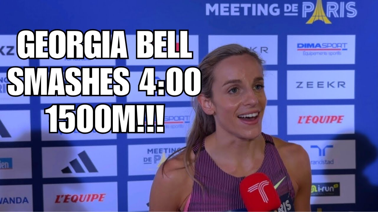 Georgia Bell selected for Olympic 1500m then SMASHES 4 minute barrier ...