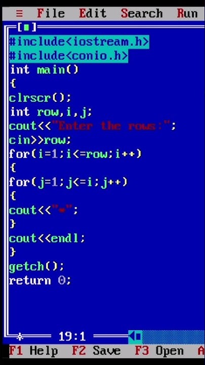 Write a C++ program to Display a pyramid using star(*) || C++ Programming || Sankar Ki Tech ...