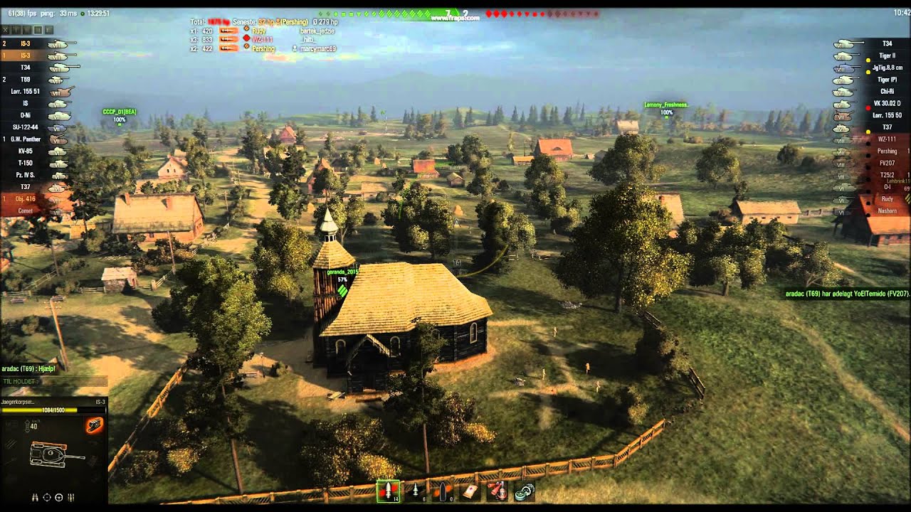 WORLDofTANKS Operation Bøllebank Dansk Danish Tanks kicks ass!! full HD ...