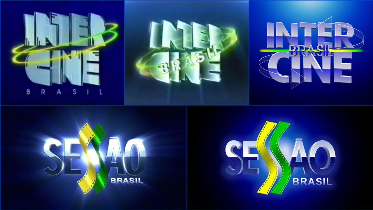 (SIMULAÇÃO) Vinhetas Intercine Brasil e Sessão Brasil (2004-2007-2014 e ...