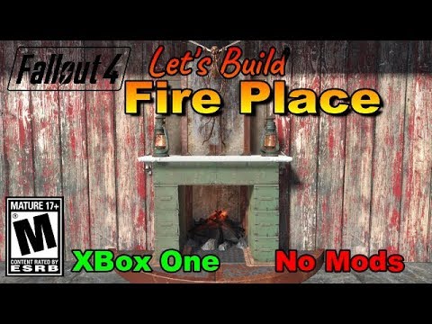 Let's Build Fire Place No Mods Fallout 4 - YouTube