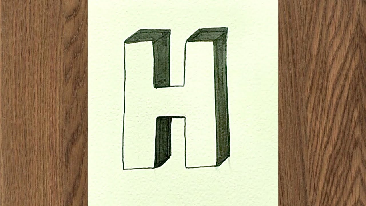 How to write letter H ||learn alphabets ||handwriting for beginners ...