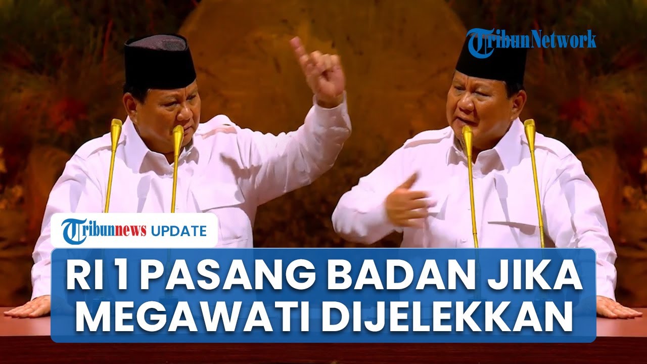 Sampai Tepuk Dada, Prabowo Pasang Badan Jika Ada yang Jelek-jelekan ...