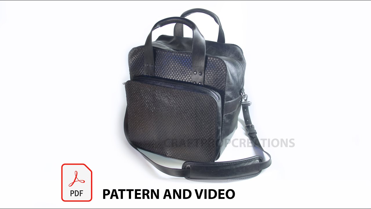 How to make a leather bowling bag - YouTube