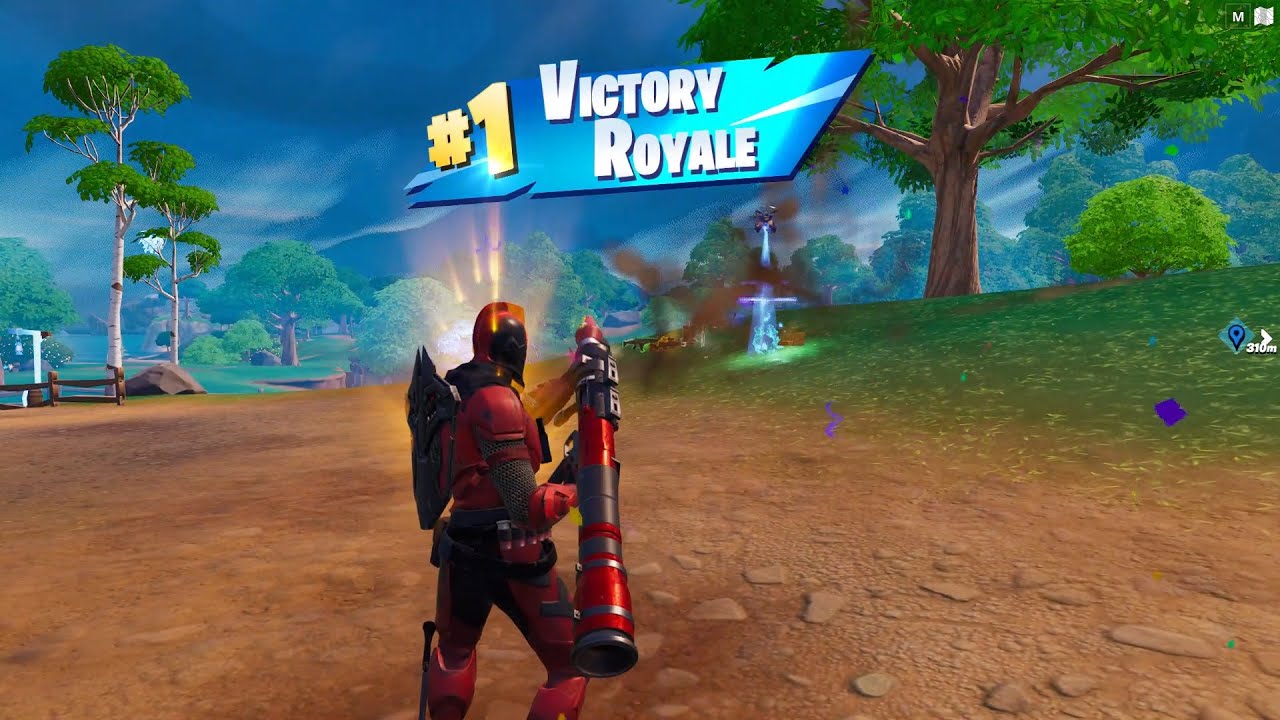 Fortnite 4:1 Ultima Knight (Red Origin) Victory Royale - YouTube