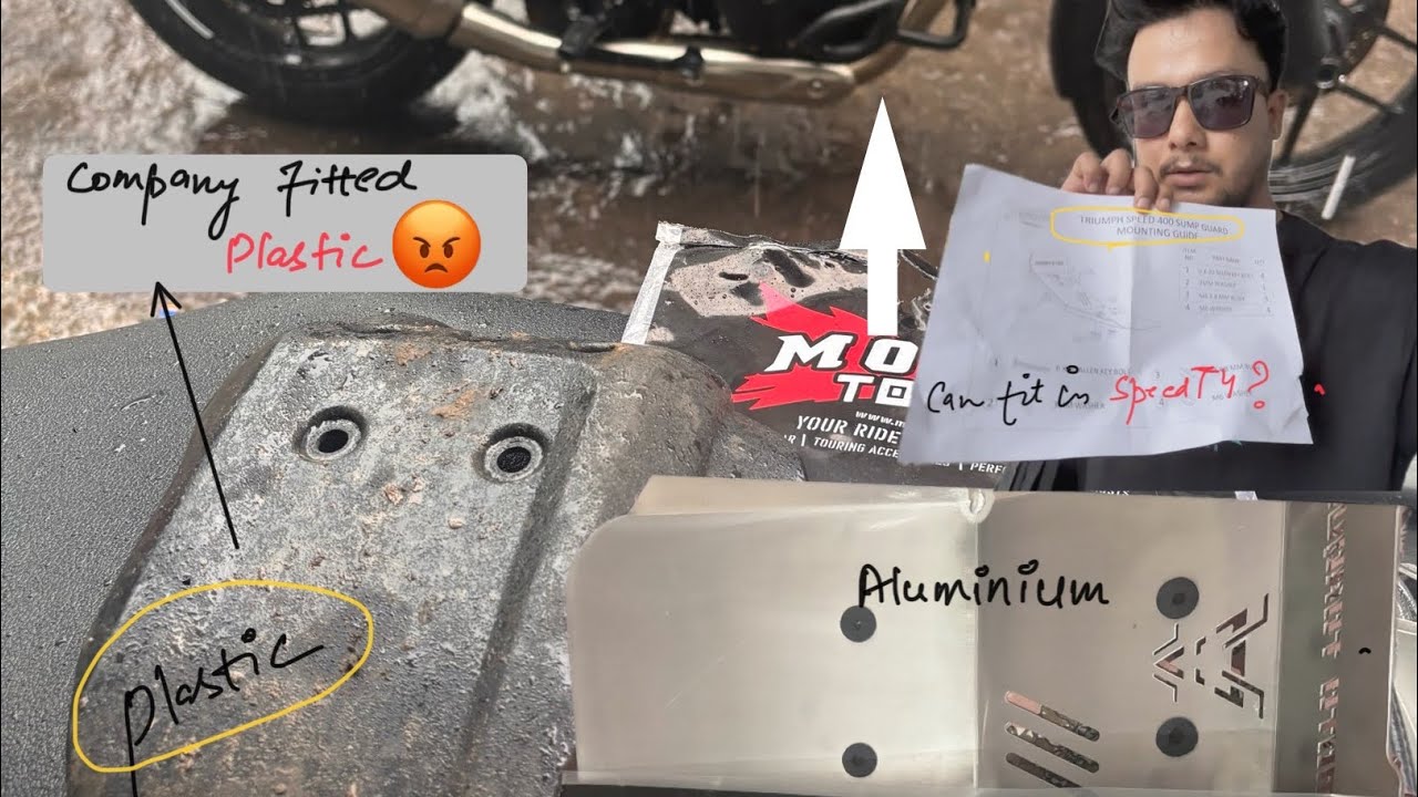 Speed T4 Accessories Upgrade! 🔧 MotoTorque Sump Guard & Brake Fluid ...