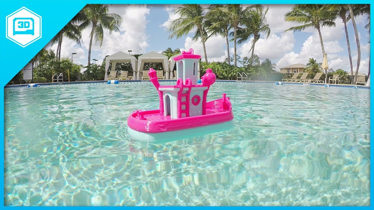 Floating Tub Boat - 3D Printing Time-lapse - YouTube