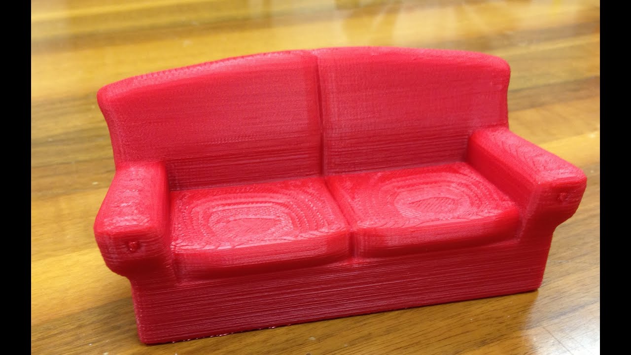 3D printing couch - YouTube