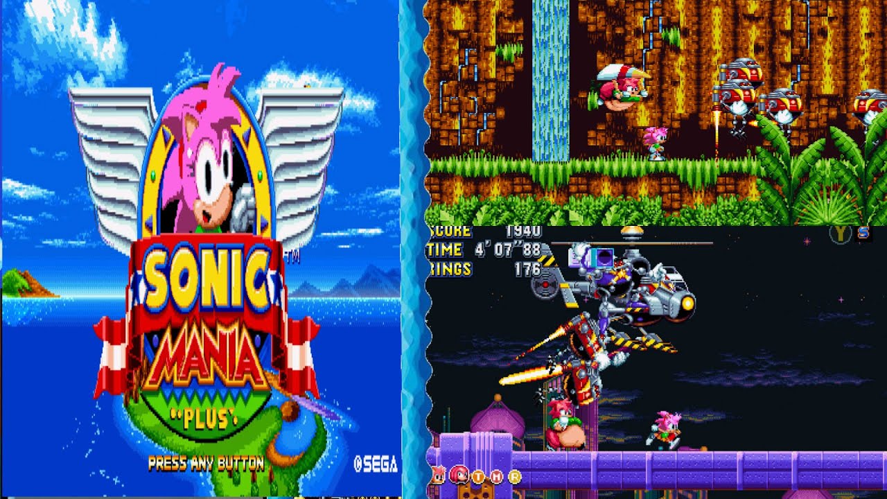 Mania Plus Mod - Amy Mania & Amy V2 - YouTube