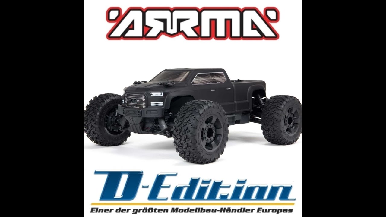 ARRMA BIG ROCK 3S Monstertruck 1:10 Brushless by D-Edition TV - YouTube