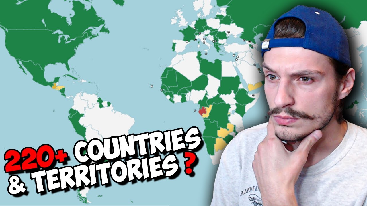 PRO Map Gamer Attempts To Guess EVERY COUNTRY & TERRITORY In THE WORLD ...