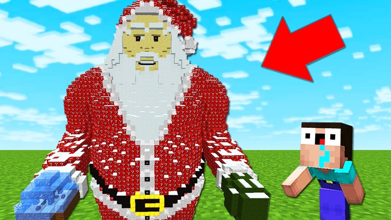 NOOB vs LUCKY BLOCK SANTA CLAUSE MUTANT in MINECRAFT - YouTube