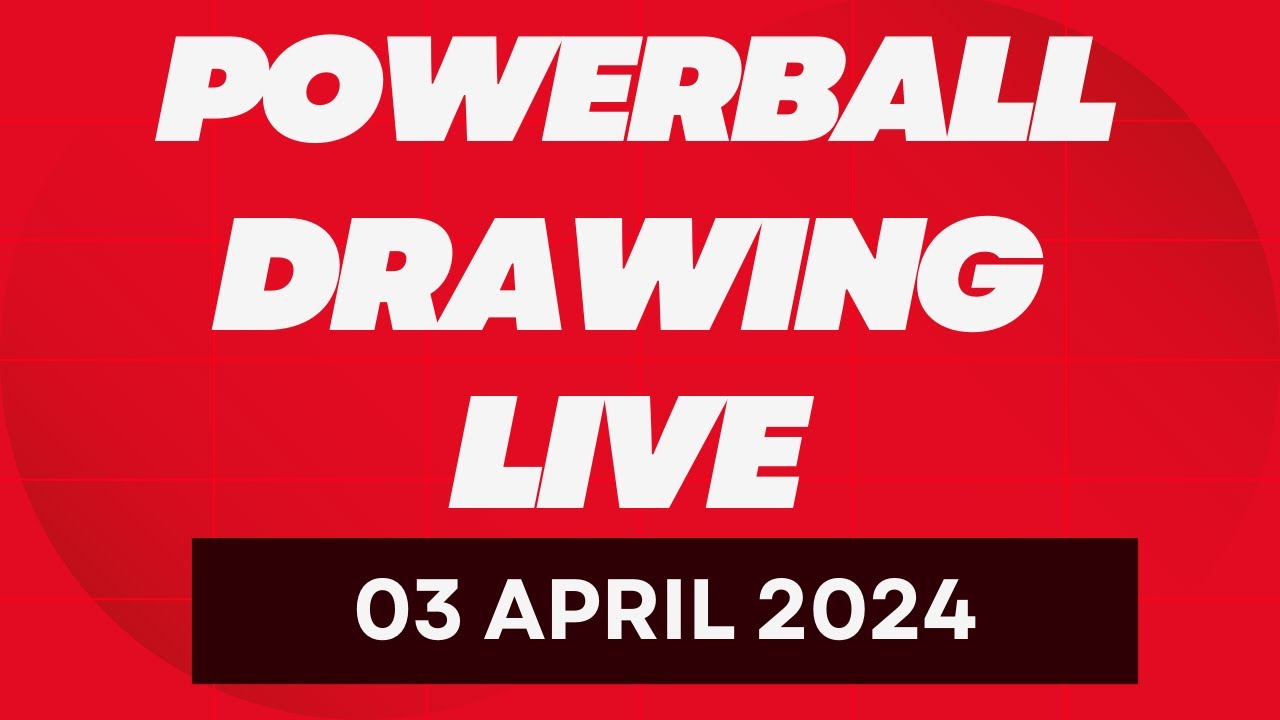 Powerball Drawing live today 2024 April 03 - Powerball results today ...
