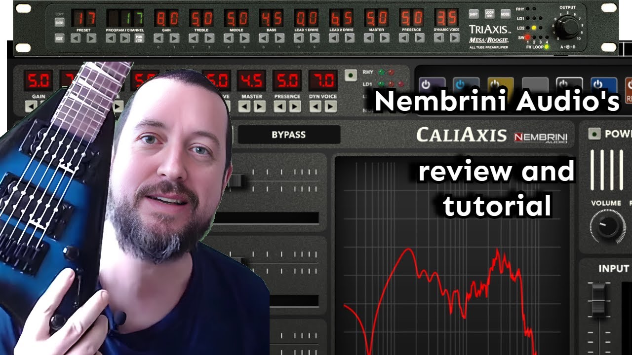 Nembrini's Cali Axis Guitar preamp sim review - YouTube