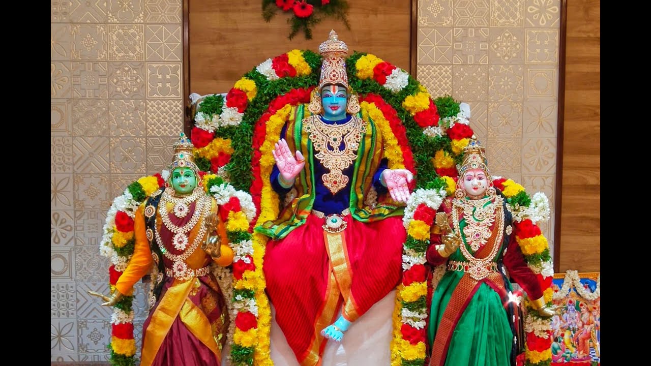 sridevi bhudevi sametha venkateswara swamy alankaram - YouTube