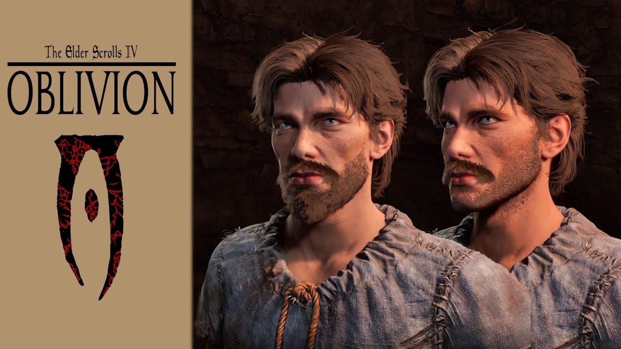 Oblivion Remastered | How to Make a Beautiful Male IMPERIAL (Character ...