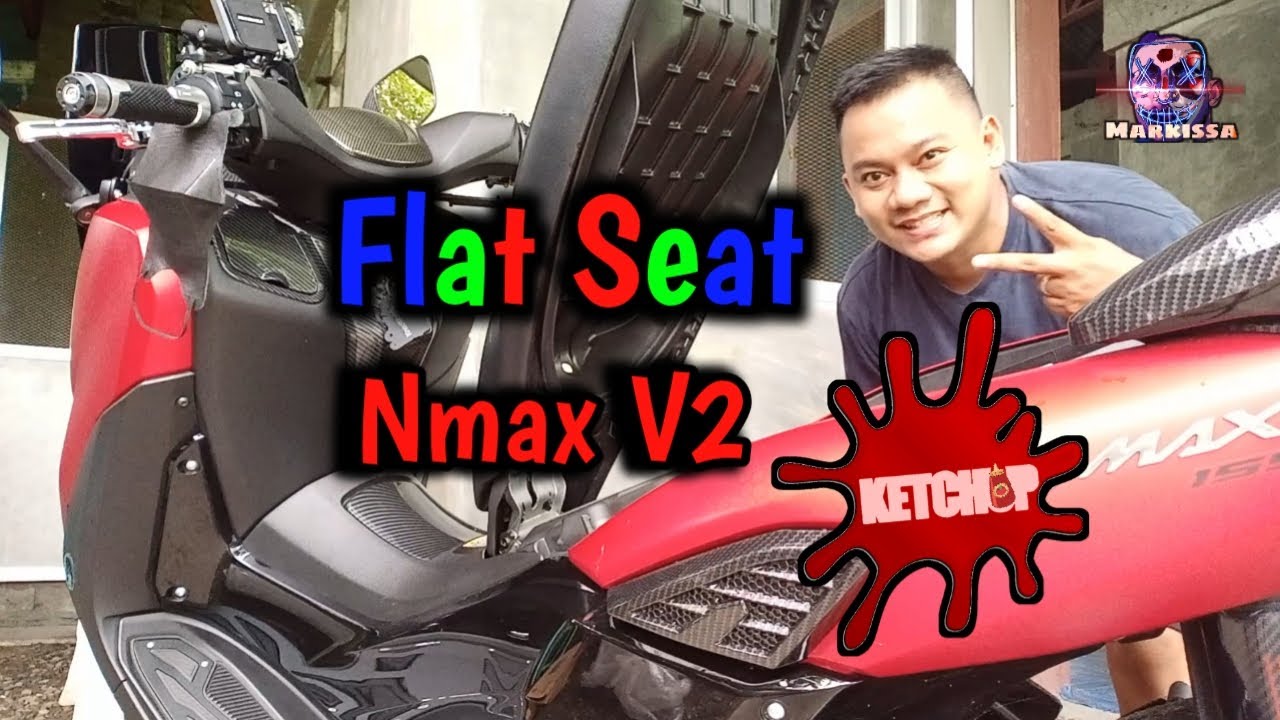 Nmax 2022 | Nmax Flat seat | Installation | Nmax Accessories | Nmax V2 ...