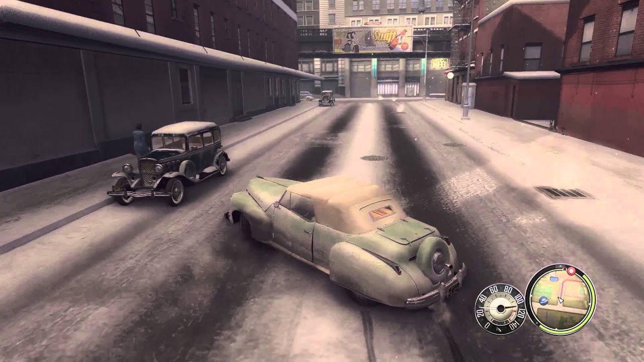 Mafia 2 Simulation Driving Mode During Winter PC HD - YouTube
