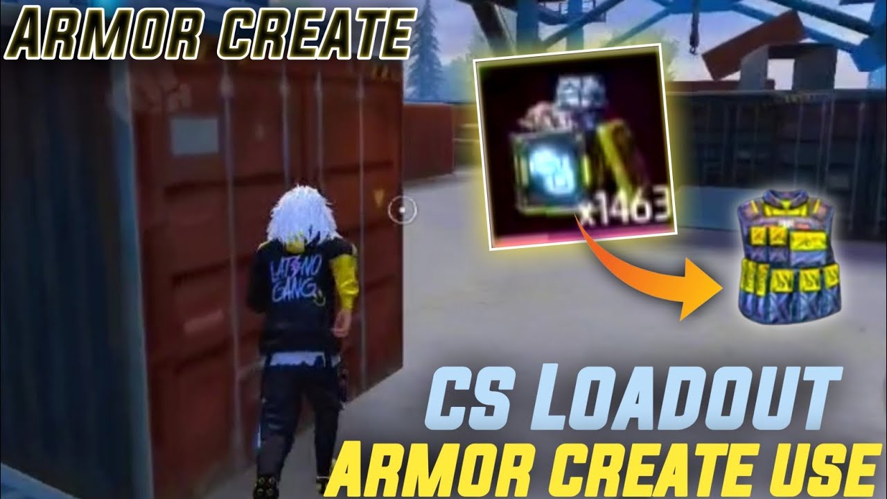 Cs Rank Loadout Armor Crate Use Kya Hai ! Free Fire Loadout Armor Crate ...