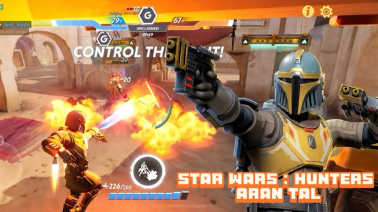 Star Wars : Hunters | Aran Tal First Gameplay (Mandalorian) - YouTube